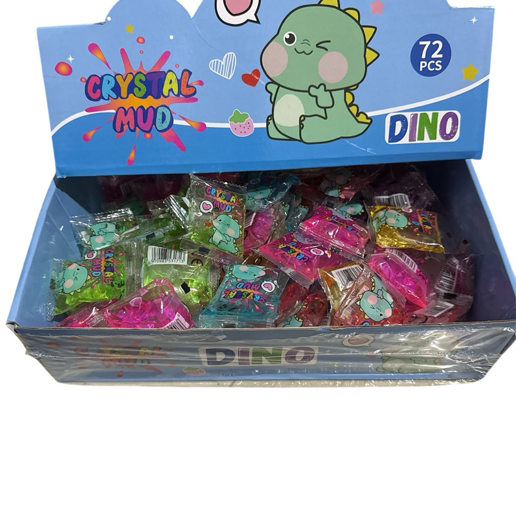 Jual BCM-72 pc slime crystal mud isi 72 paack BOX- premium-slime warna warni | Shopee Indonesia