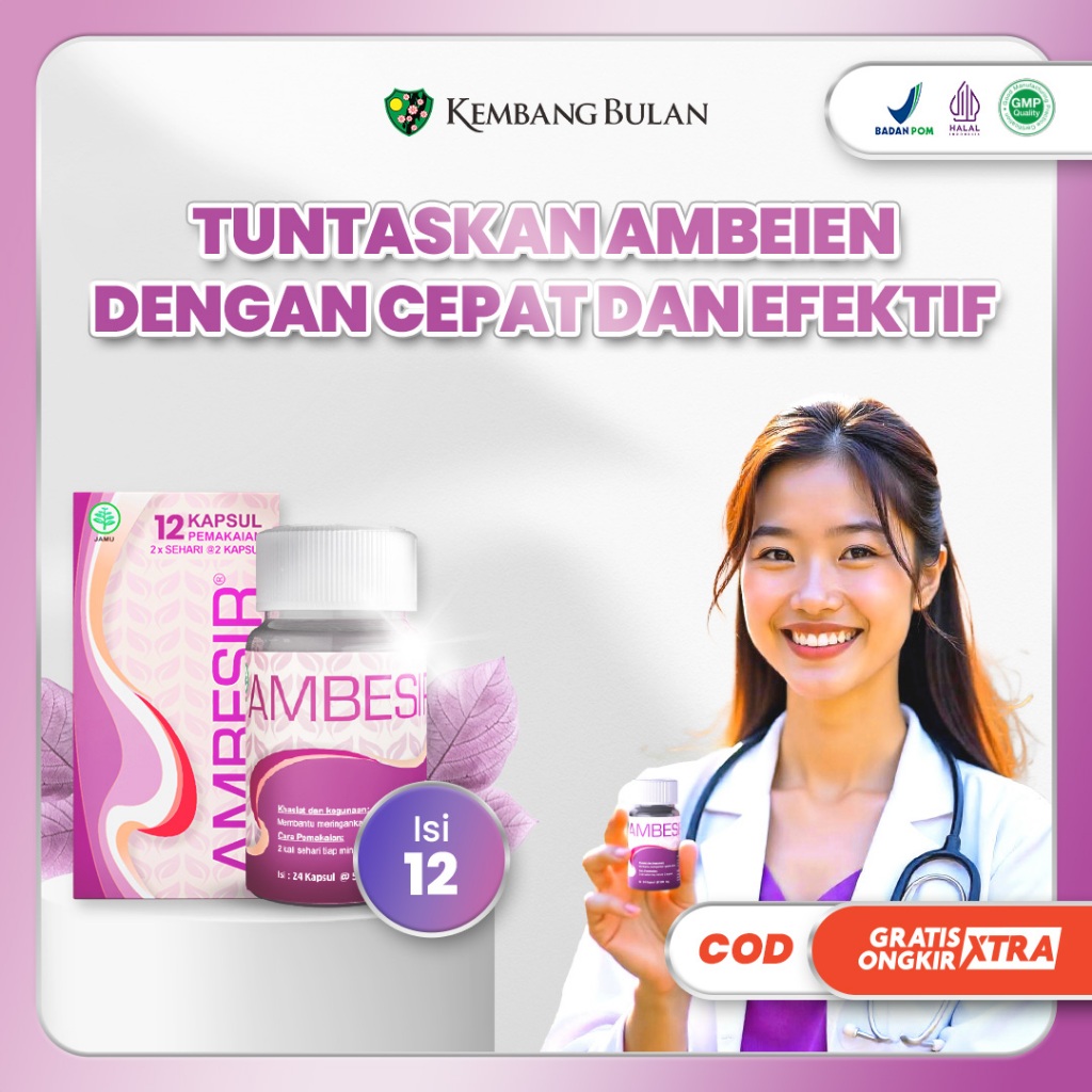 Jual Kembang Bulan Ambesir isi 12 kapsul - Obat Herbal Daun Ungu Wasir ...