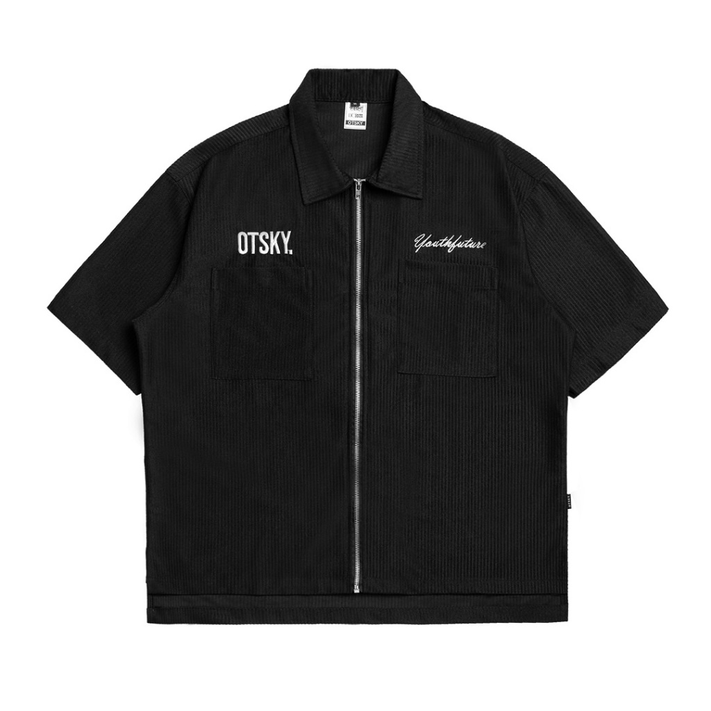 Jual Otsky Kemeja Pendek Pria Corduroy Boxy Fit Youth Future X KBX02 ...