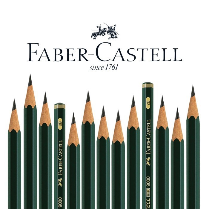 Jual FABER CASTELL Pencil Kayu | Pensil Komputer Pencil Ujian 2B/HB/3B/4B/5B/6B/7B/F/H Castell ...