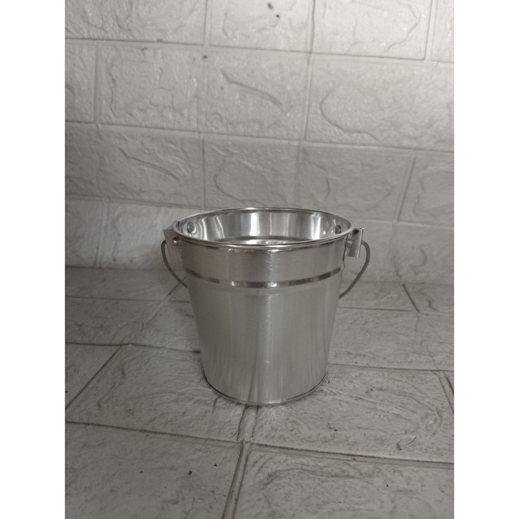 Jual Ember Mini Aluminium Mini Bucket Zanjabil Craft Uk. 9cm Polos ...