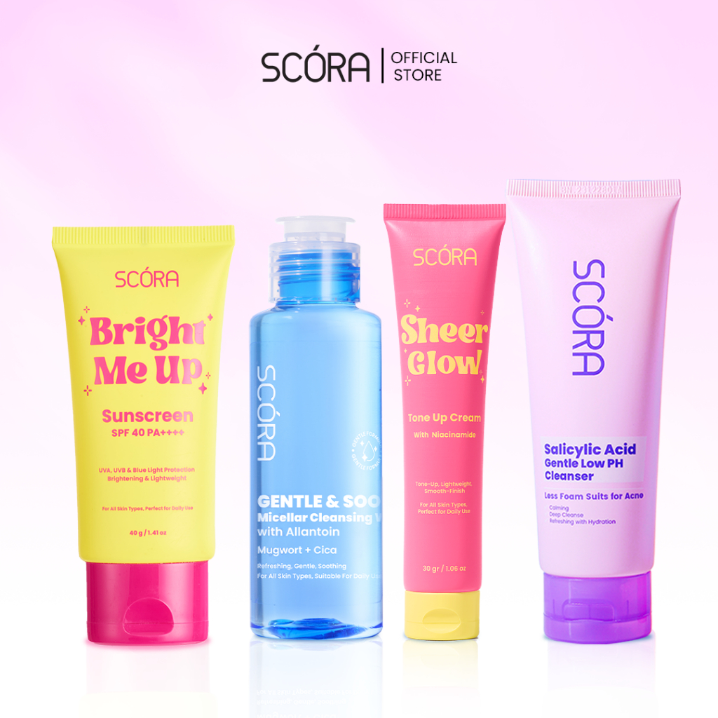 Jual SCORA Bright Me Up Sunscreen 40 Gr + SCORA Gentle and Soothe ...