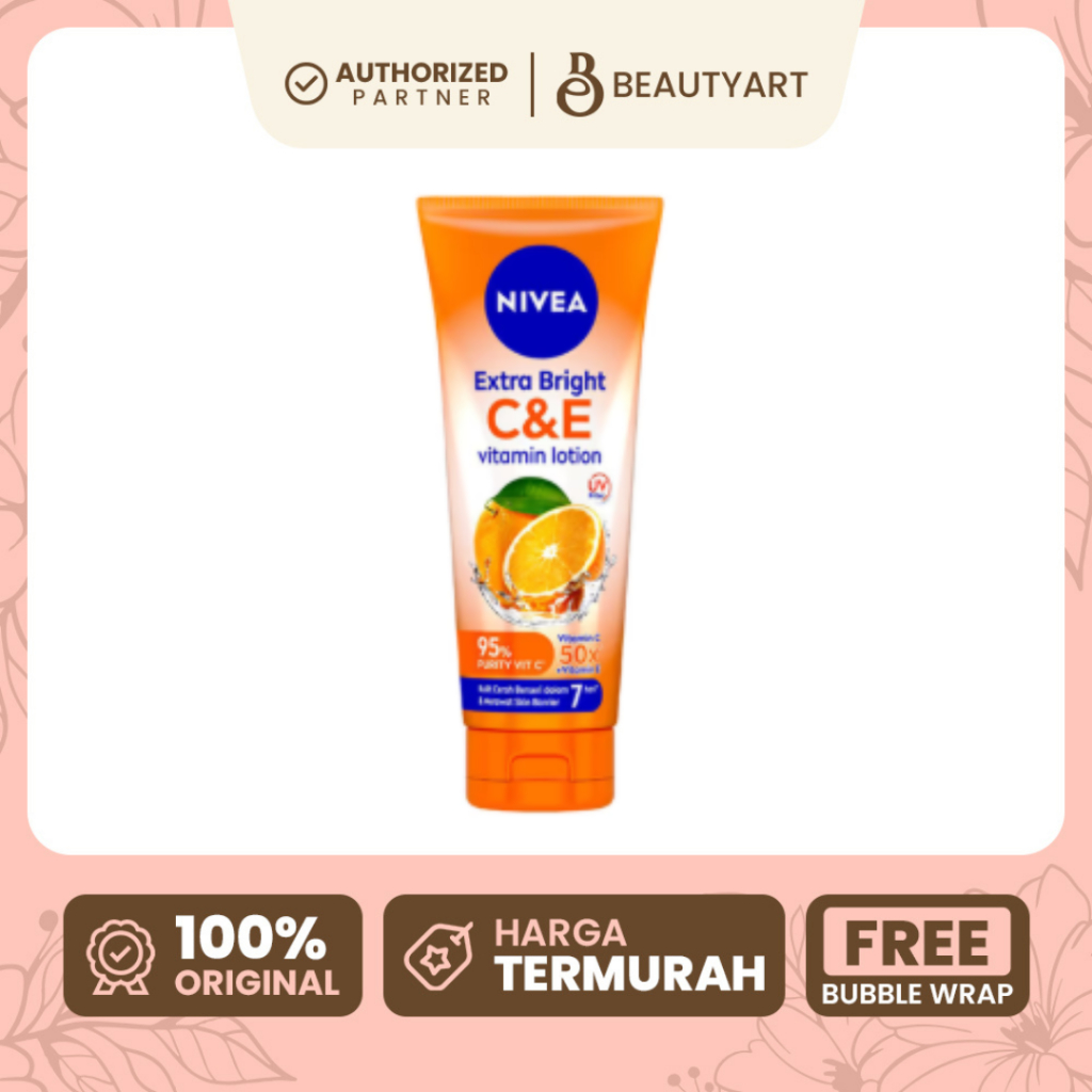 Jual Nivea Body Lotion Extra Bright C&E Vitamin Lotion 180ml - Handbody SPF serum UV Filter ...