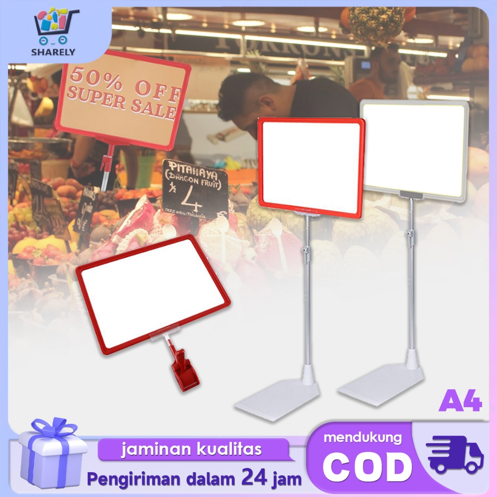 Jual Pop Up Frame A4 Papan Harga Promosi Frame Display Promo Standing Frame Harga Diskon Stand ...