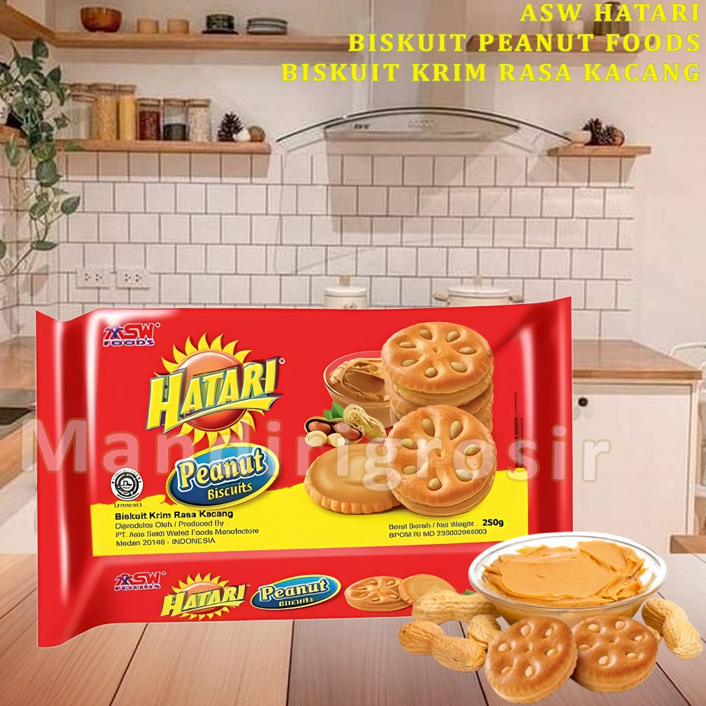 Jual Biskuit Peanut Cream * Biskuit Hatari * Biskuit Krim Rasa Kacang ...