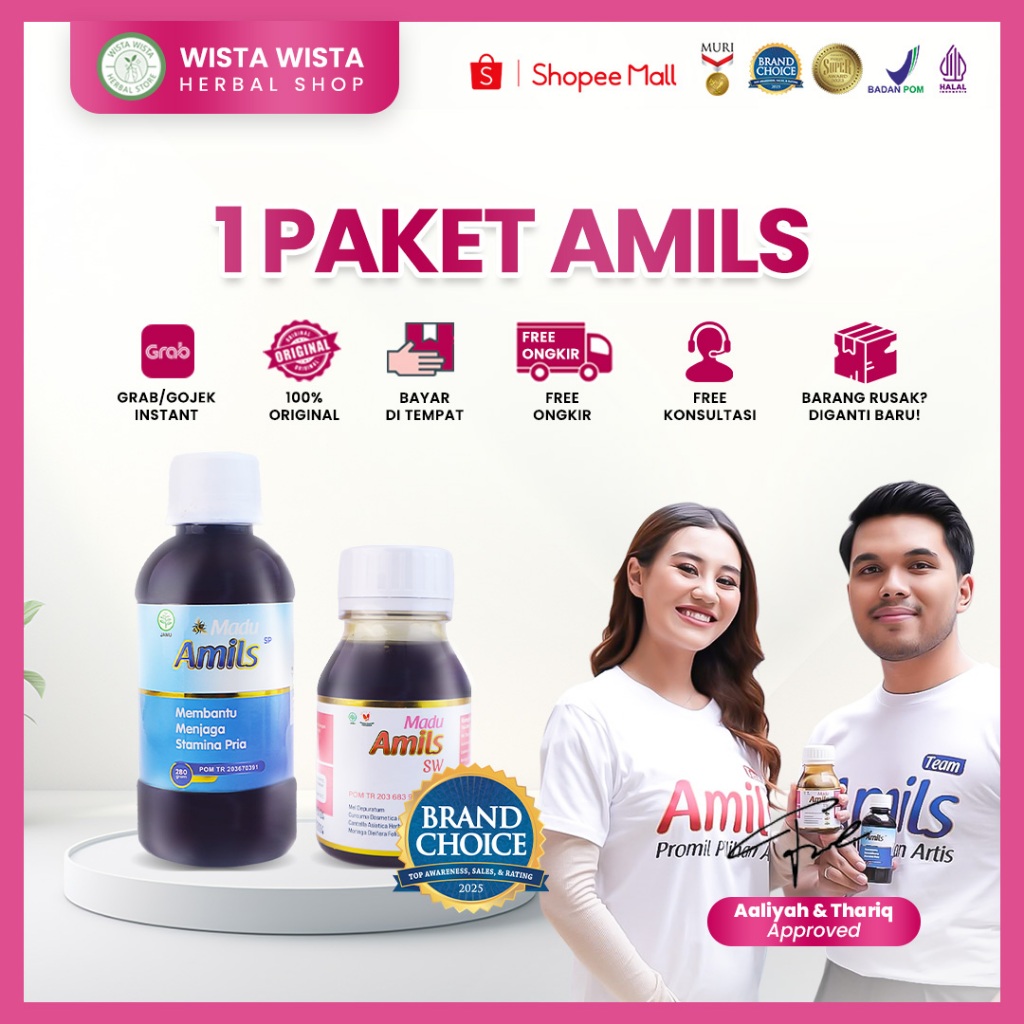 Jual Amils Promil Meningkatkan Kesuburan Rahim dan Stamina Suami dengan Suplemen Hamil Herbal ...