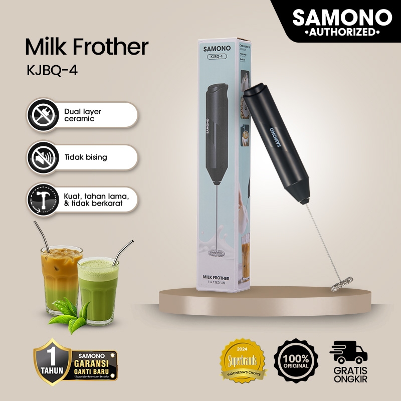 Jual SAMONO Pengocok Susu Milk Frother Mixer Portable Foam Kopi Susu ...