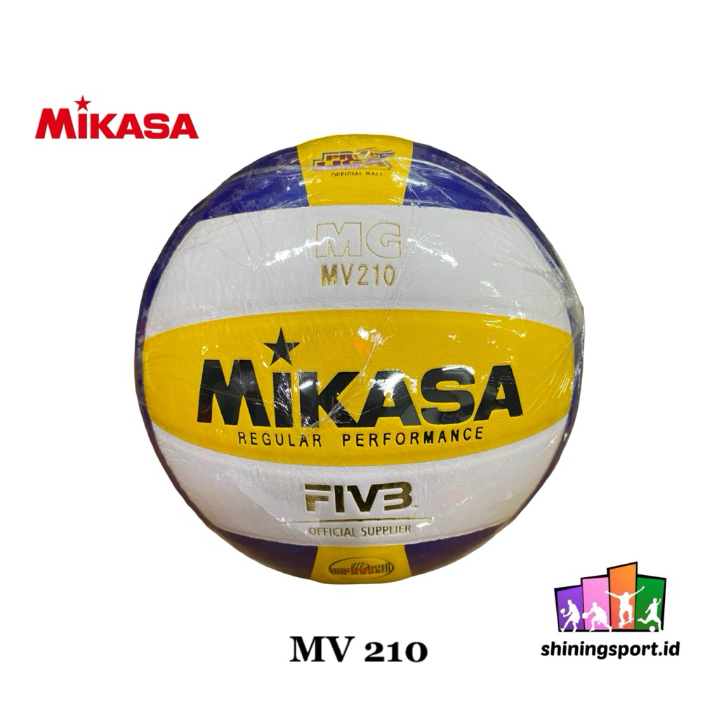 Jual Bola Voli Volleyball Mikasa MV 210 Original (+ FREE Jaring ...