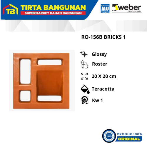 Jual TRISENSA RO 156B ECO 2 20 X 20 CM ROSTER KERAMIK / LOBANG ANGIN ...