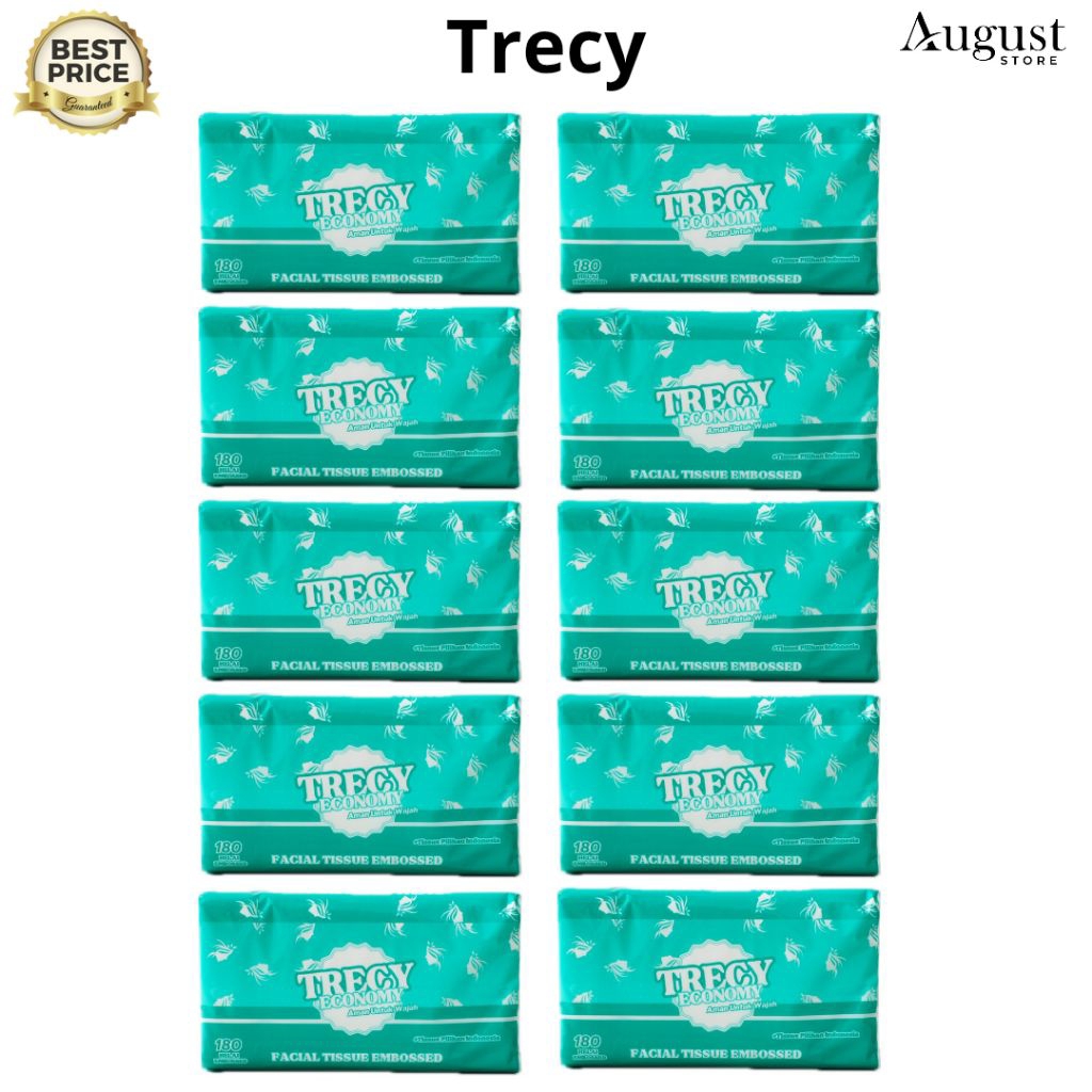 Jual [PAKET 10 PACK] Tissue Trecy Embossed Isi 180 Helai / 2 Ply ...