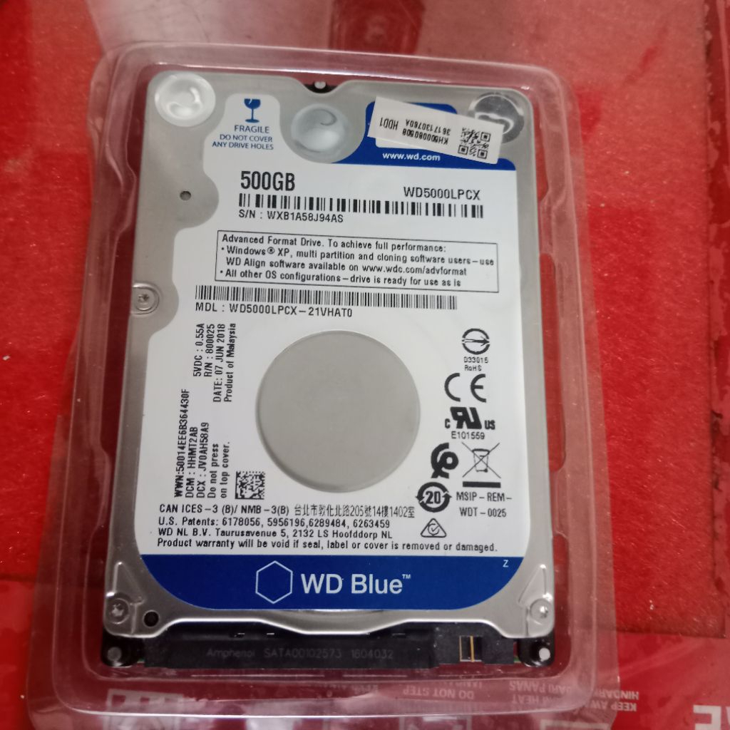 Jual HDD 500GB Laptop Slim 2,5inch | Shopee Indonesia