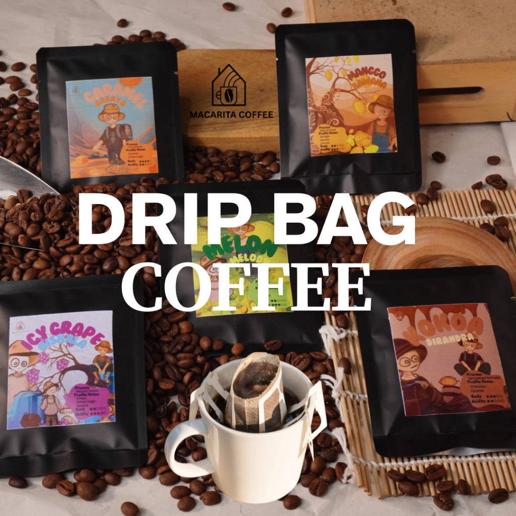 Jual Macarita Drip Bag COffee - Kopi Drip Bag- Filter Cofee- Kopi ...