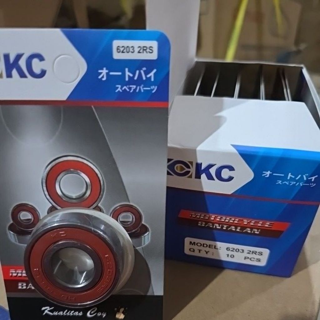 Jual BEARING LAHER RODA MEREK KC 6203 2RS HARGA ISI 10 PCS YA LEBIH ...