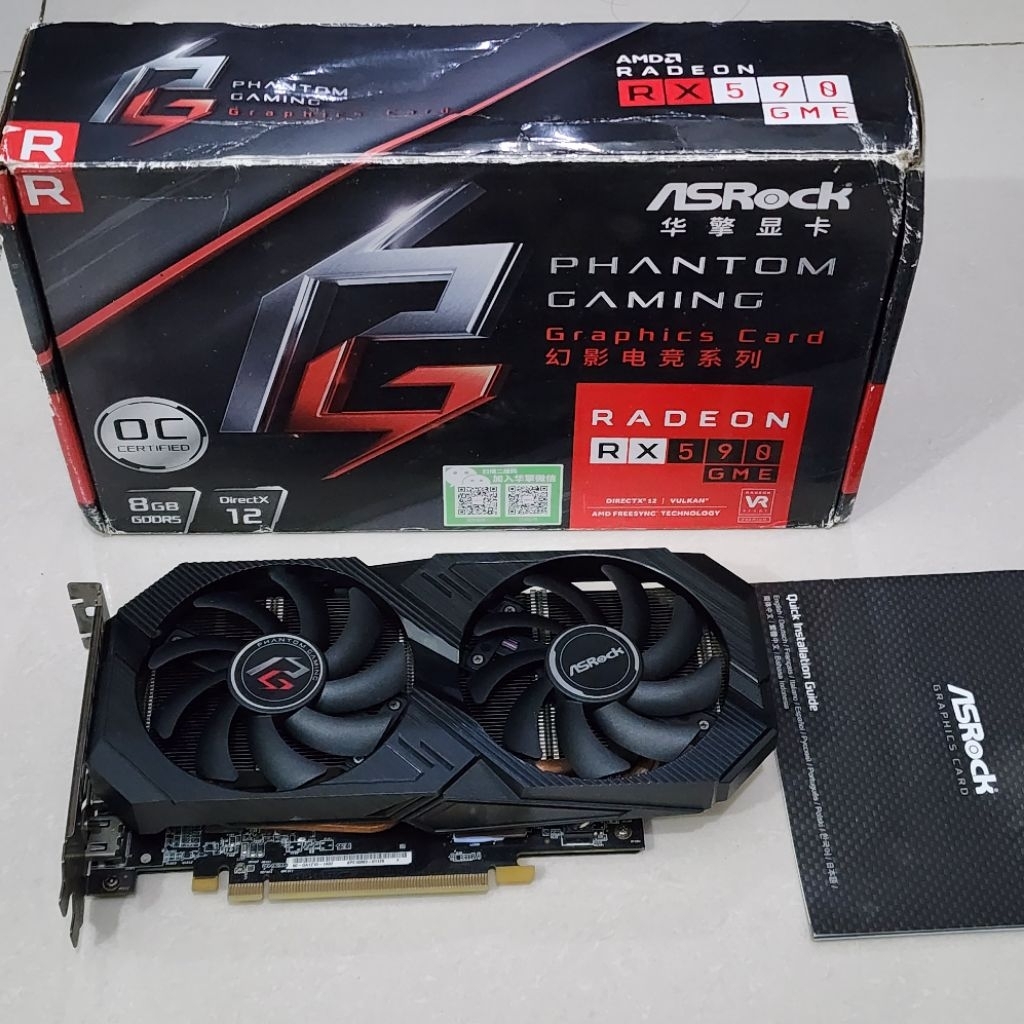 Jual VGA Radeon RX 590 8GB FULLSET AMD Radeon RX590 8 GB RX 590 8GB NOT ...
