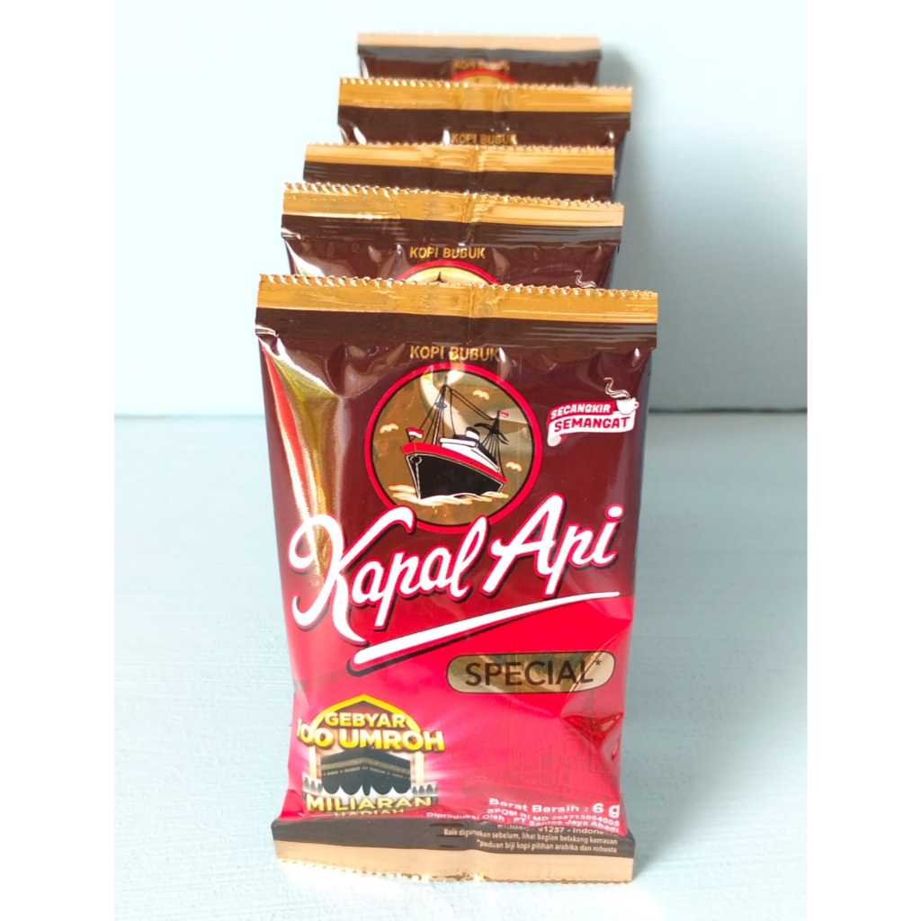 Jual KOPI KAPAL API SPECIAL MINI 6 gr (1 RENTENG ISI 10 SACHET ...