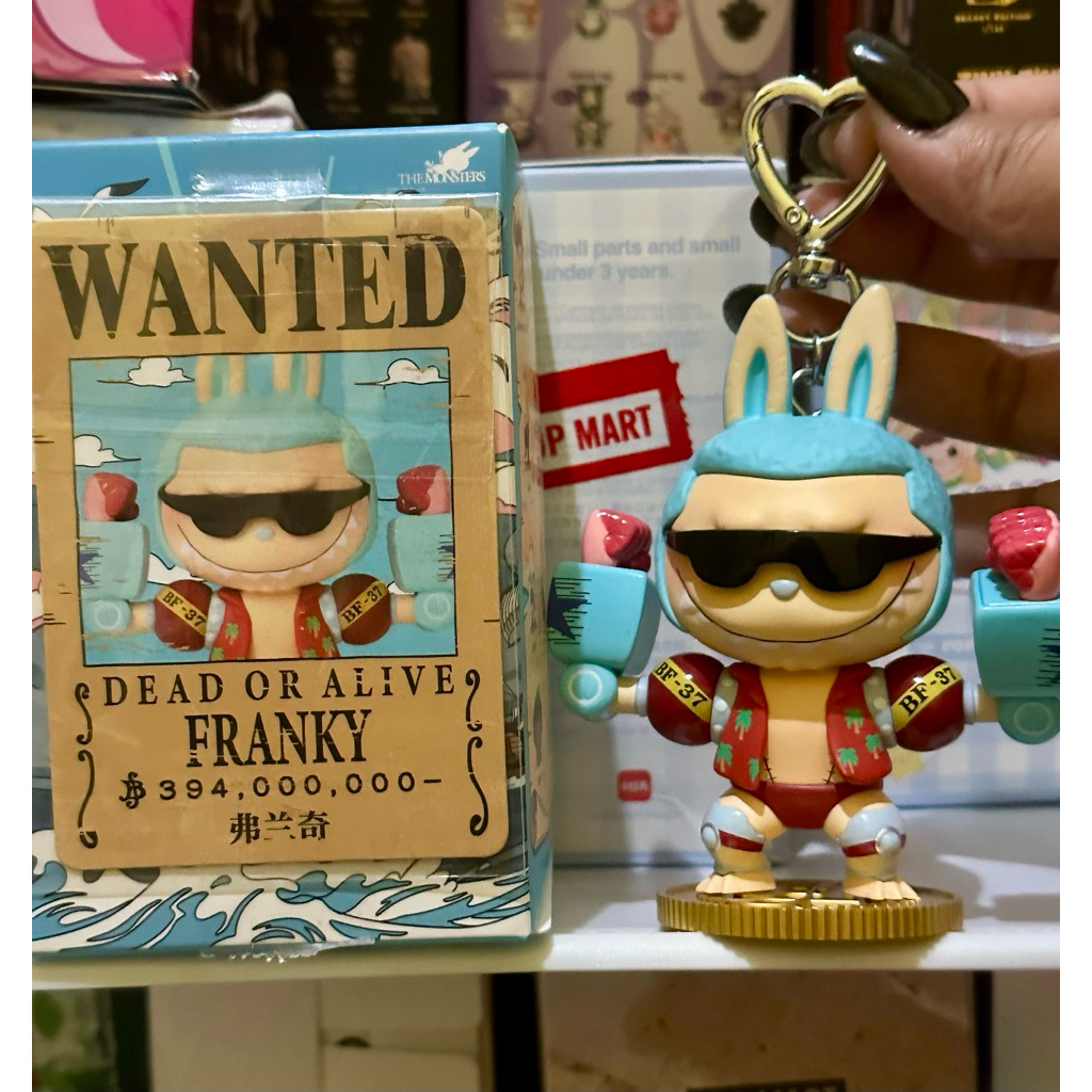 Jual Labubu x One Piece Figure Ganci (Franky) | Shopee Indonesia