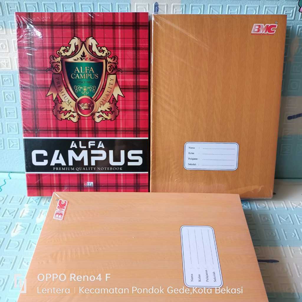 Jual Buku Tulis BMC / ALFA CAMPUS PREMIUM Isi 36 Lembar Ukuran Boxi ...