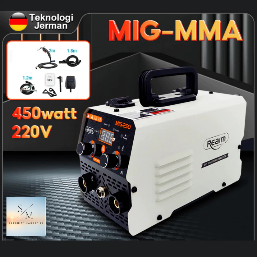 Jual Reaim Las Listrik Welding Machine - Mesin Travo Las Listrik Inventer Model: MIG-250 - Mesin ...