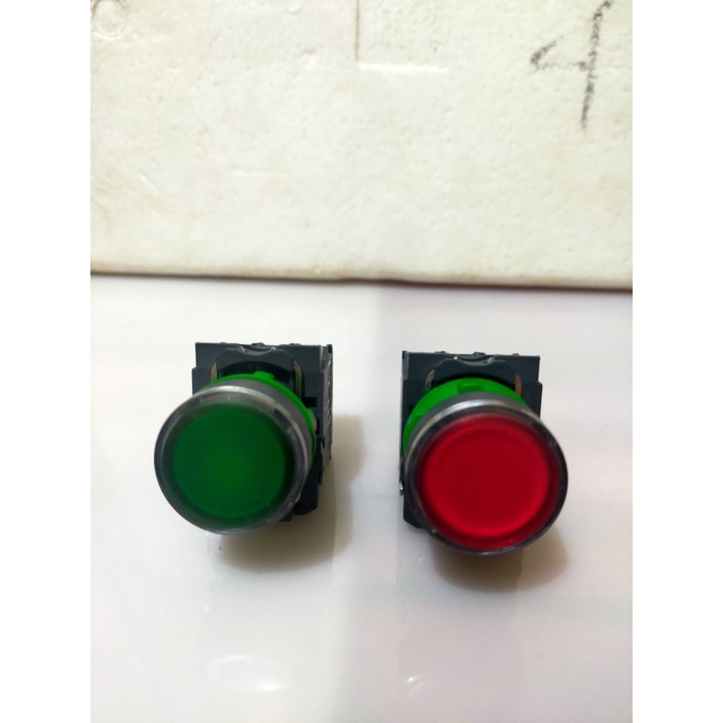 Jual PUSH-BUTTON-Schneider-ZBE-101-warna-merah-dan-hijau | Shopee Indonesia