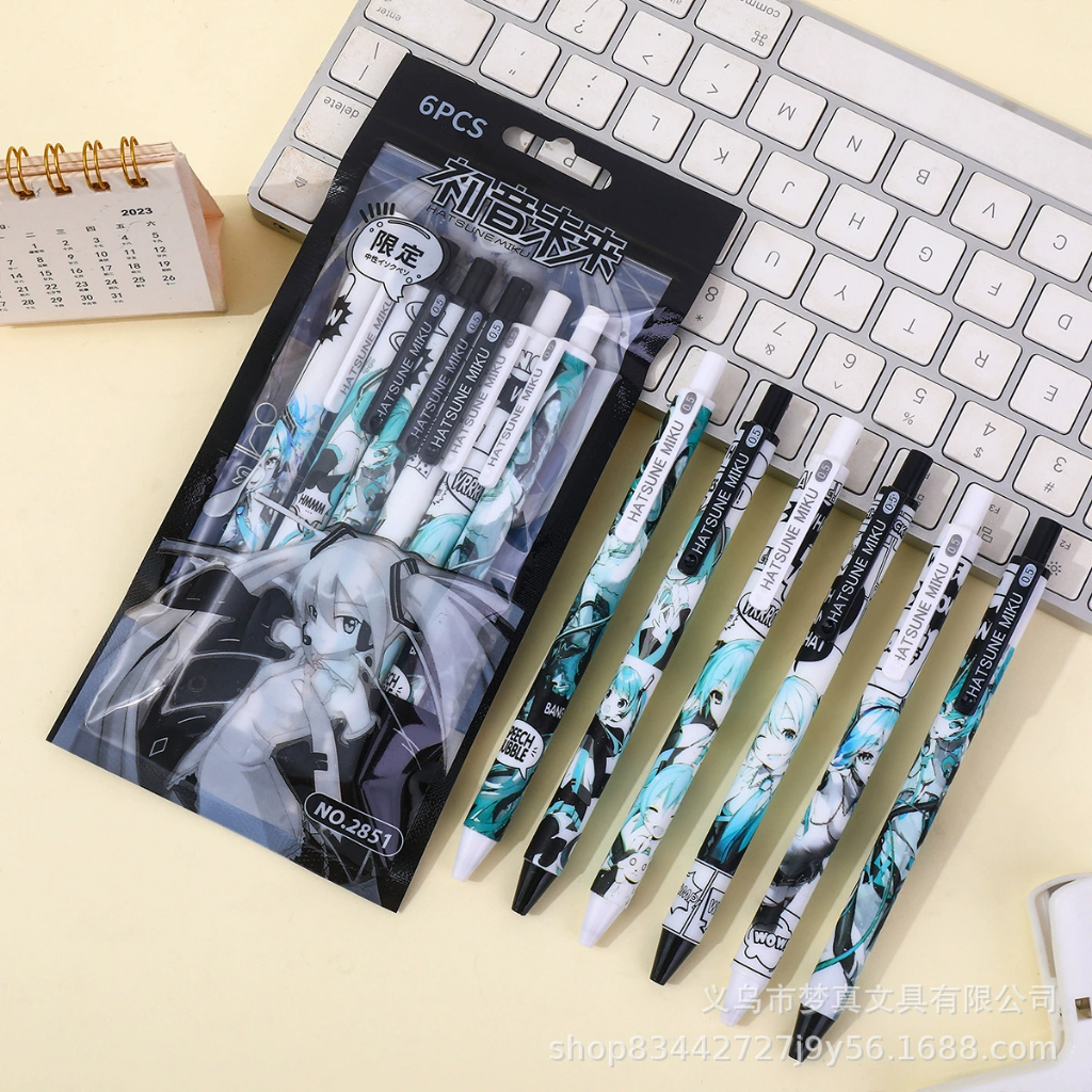 Jual PULPEN HATSUNE MIKU ISI 6 / PULPEN 1 SET ISI 6 HATSUNE MIKU / PEN ...