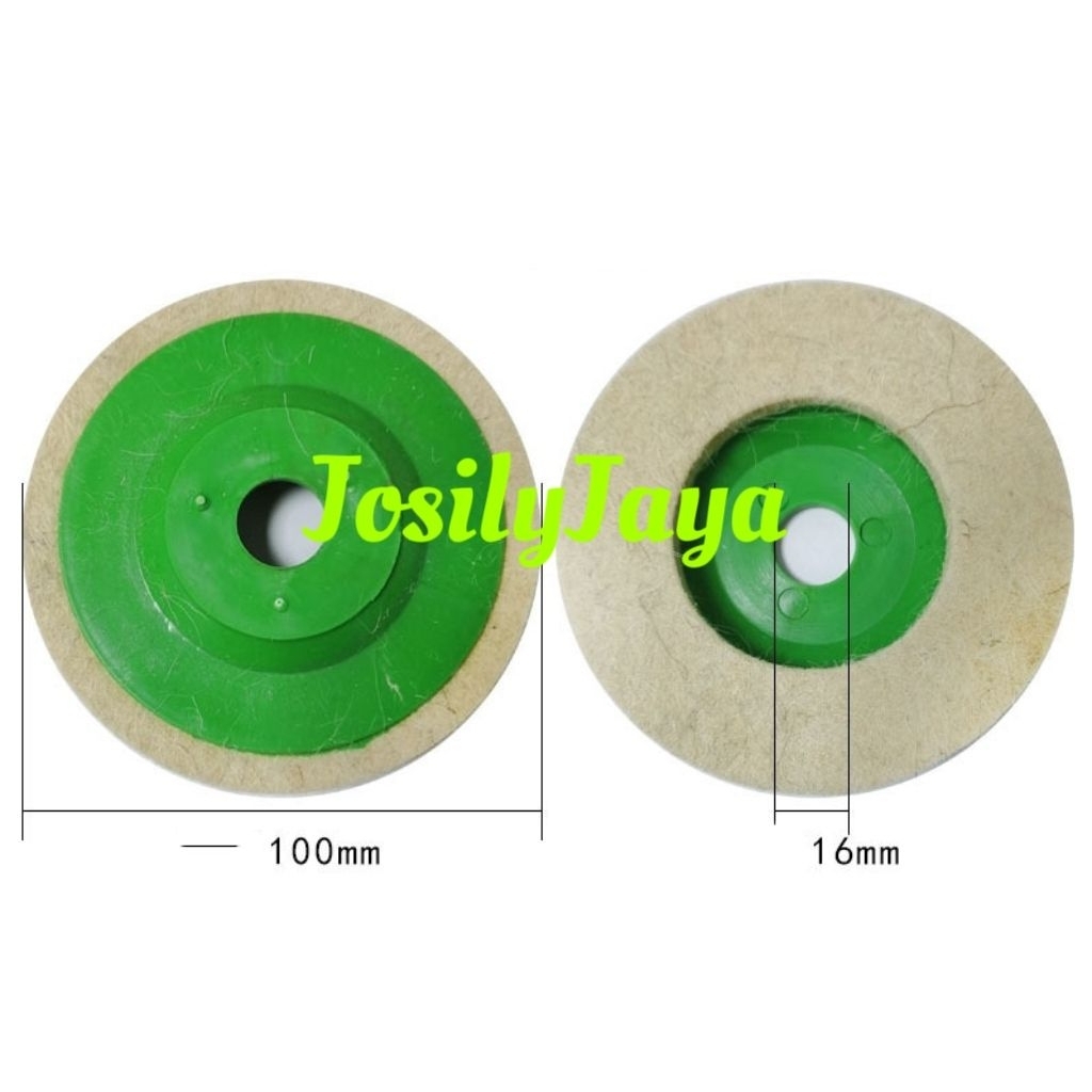 Jual Mata Gerinda Poles Wool 4inch polishing wool | Shopee Indonesia