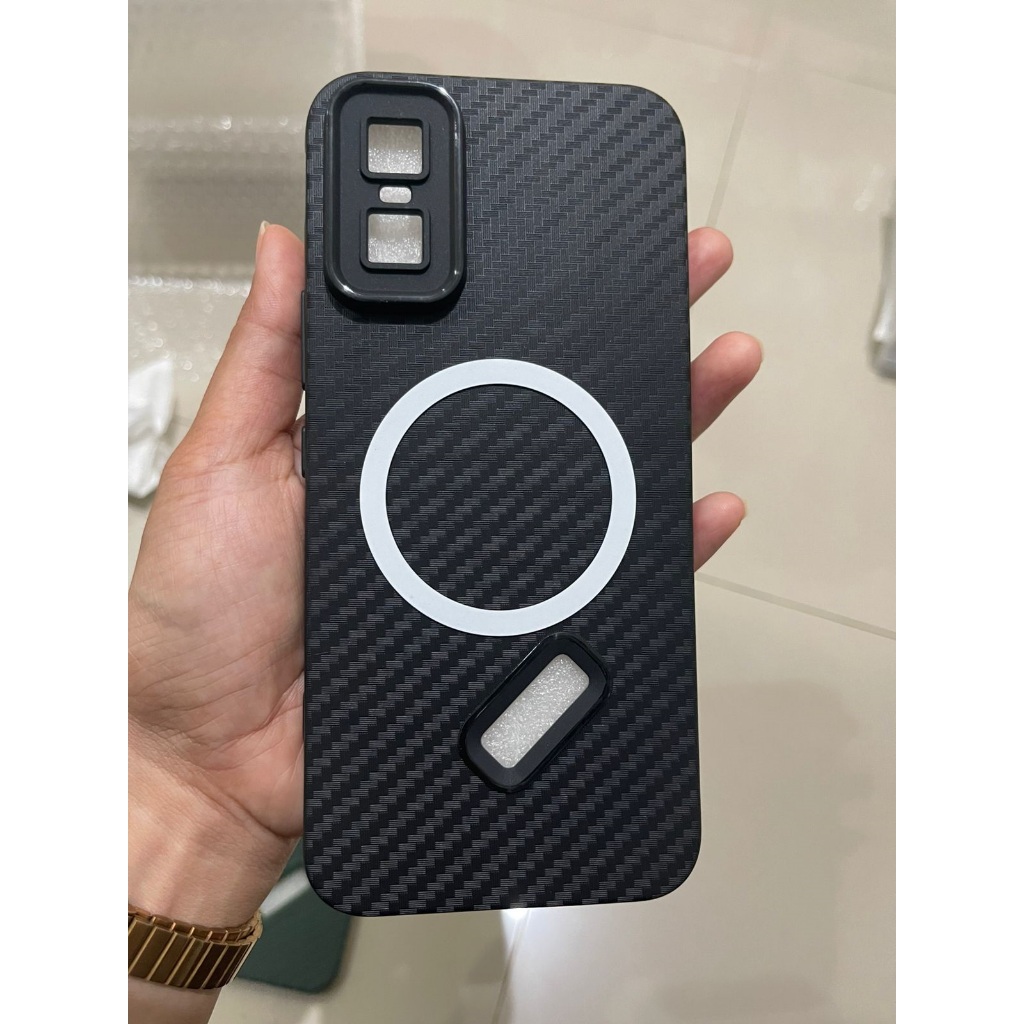 Jual HAKUNA - CASE HP INFINIX GT 30 / 30 PRO SILIKON KARBON CARBON RING ...