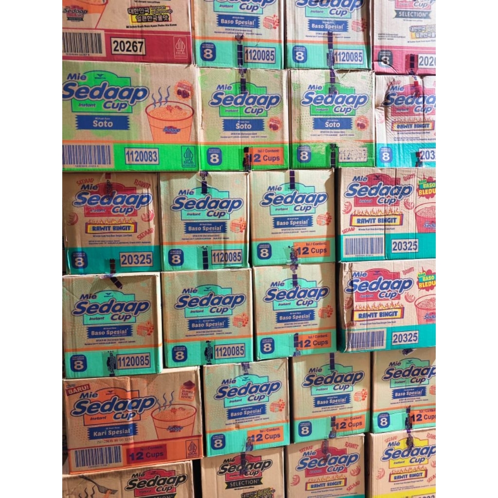 Jual Mie Sedaap Cup Kuah Snack Hajatan 1 DUS isi 12 PCS | Shopee Indonesia