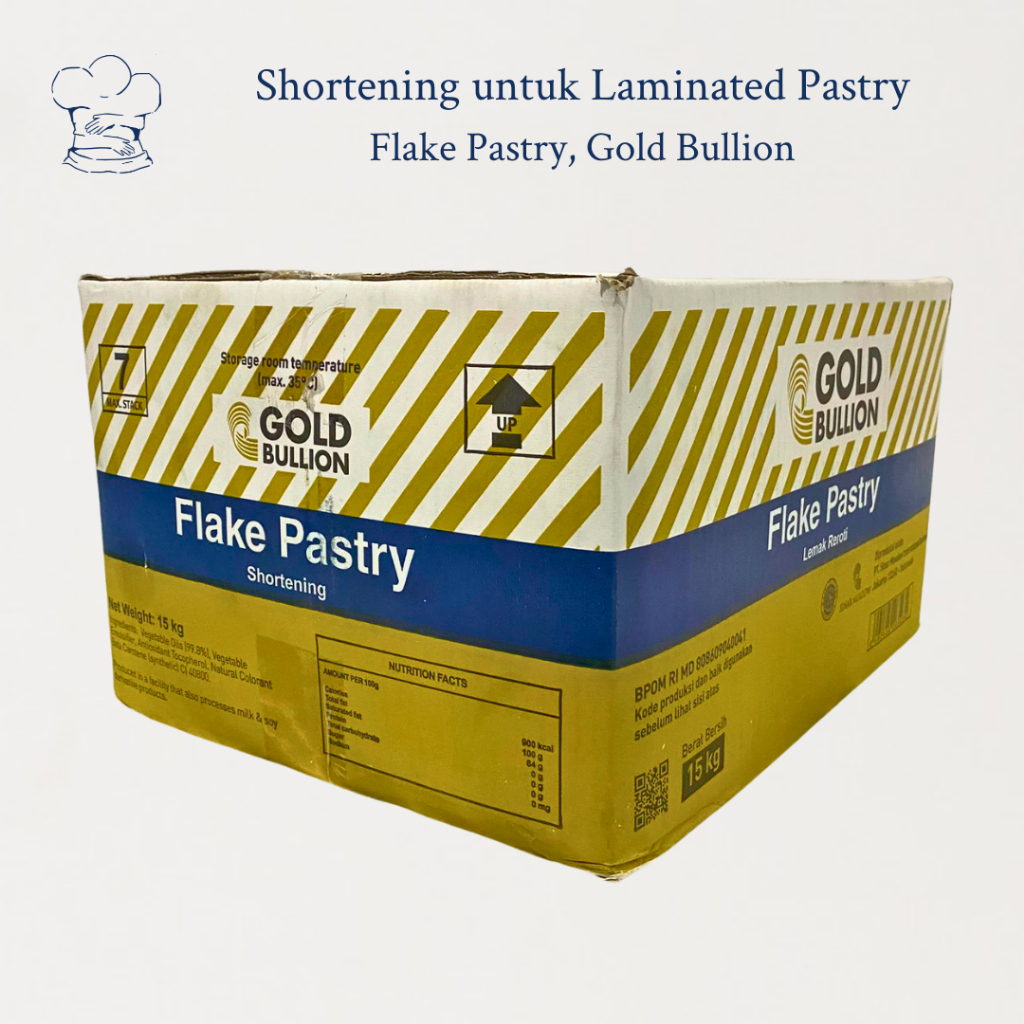 Jual Flake Pastry Gold Bullion 1kg – Shortening untuk Laminated Pastry ...