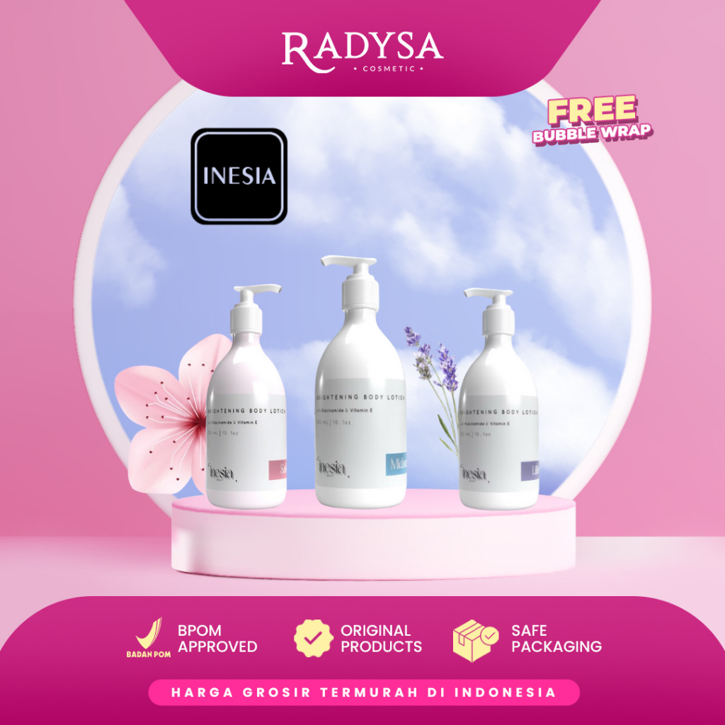 Jual 𝐑𝐀𝐃𝐘𝐒𝐀 - Inesia Whitening Body Lotion 330ml | Shopee Indonesia