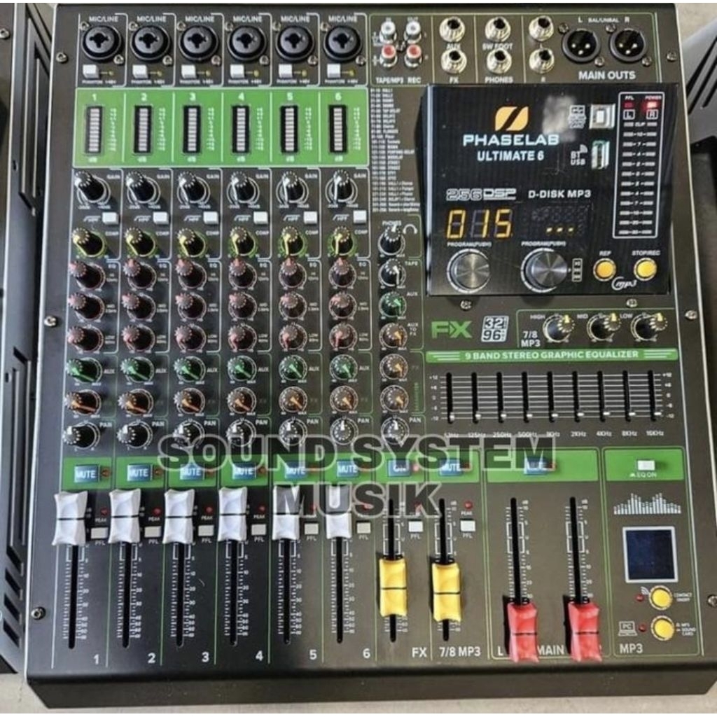 Jual Mixer Phase Lab ULTIMATE 6 Original Channel DSP FX Double EQ ...