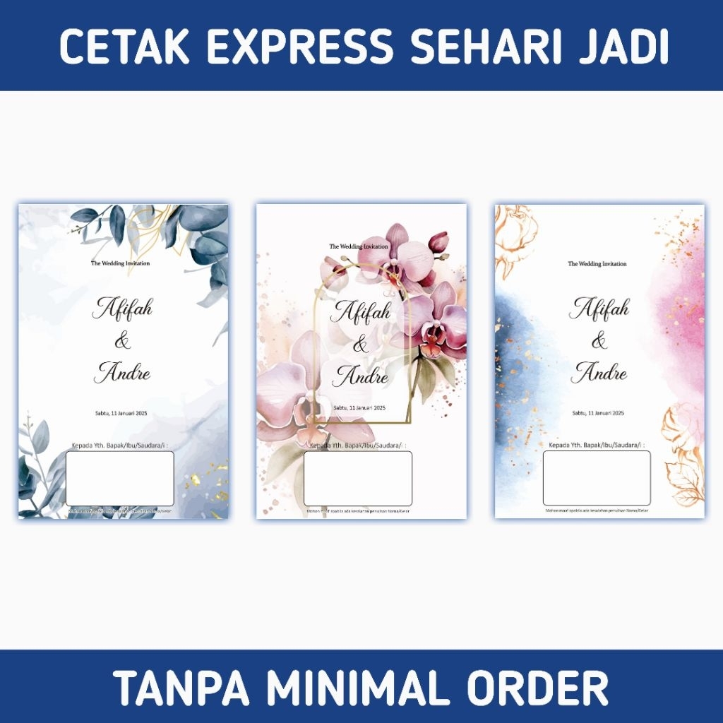 Jual Cetak Undangan Pernikahan Murah Kekinian 2025 | Shopee Indonesia