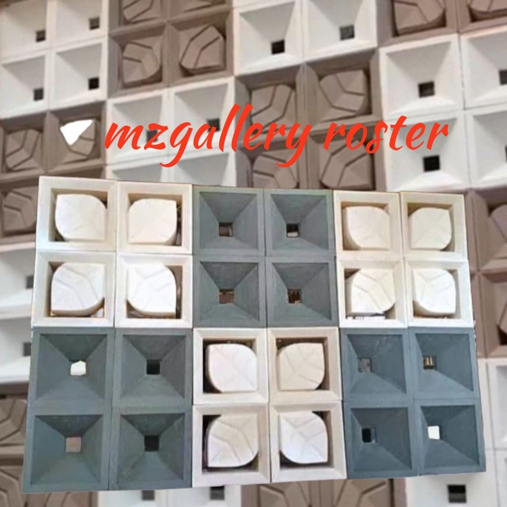 Jual Roster beton / Roster kombinasi / dekorasi rumah anda / roster ...
