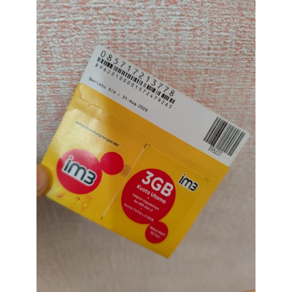 Jual Perdana Indosat IM3 3GB FULL KUOTA UTAMA NASIONAL | Shopee Indonesia