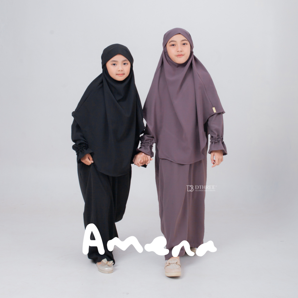 Jual Dthree - Abaya Anak Anti UV Amena Series | Gamis Anak Perempuan | Gamis Anak umroh & haji ...