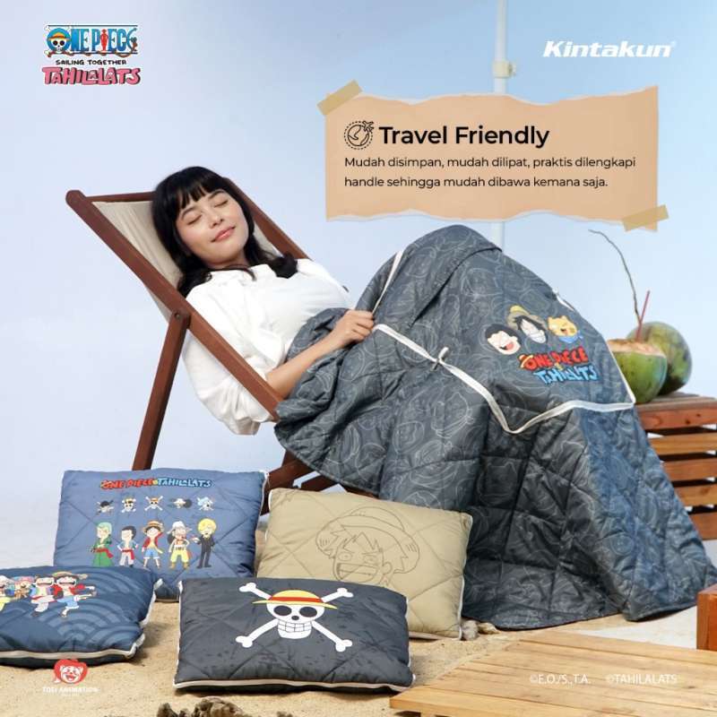 Jual Kintakun Bantal Selimut Mini 100x150 cm - Motif One Piece Luffy ...