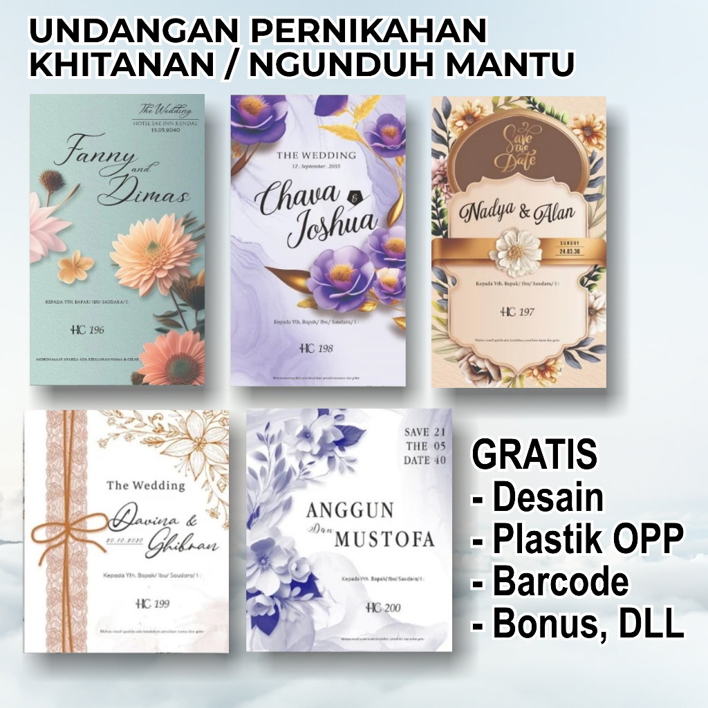 Jual UNDANGAN PERNIKAHAN FULL COLOR - UNDAANGAN PERNIKAHAN MURAH ...