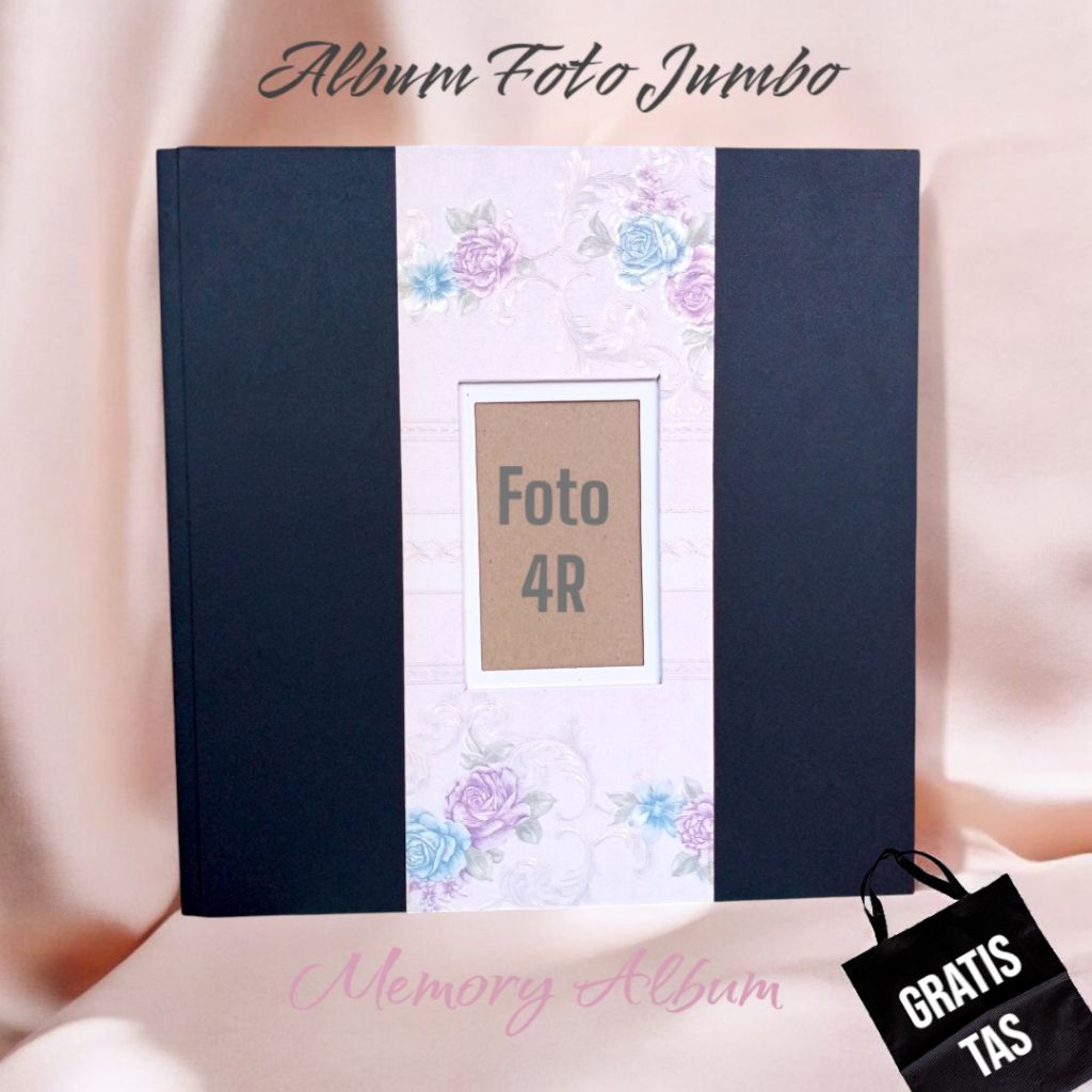 Jual Album Foto Magnetik Jumbo Cover 4R/Album 7 Sheet/Album 10 Sheet ...