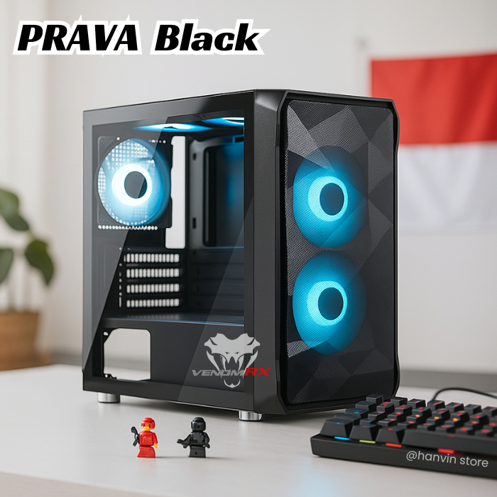 Jual Casing Gaming VenomRX Prava Black | Shopee Indonesia