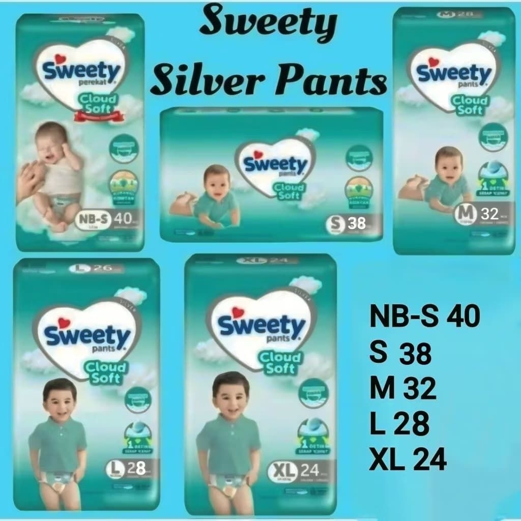 Jual Sweety Silver Pants Nbs40 S36 M32 L28 XL24 XXL22 | Shopee Indonesia