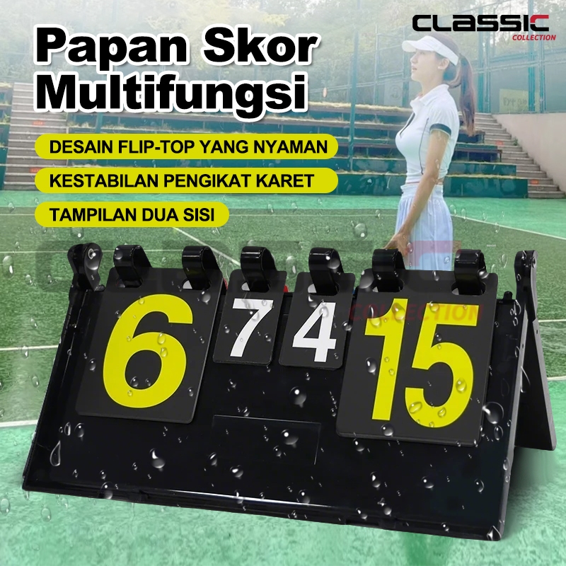 Jual Papan Skor 4 Digit | Aksesoris Olahraga/ Score Board 38cm Untuk ...