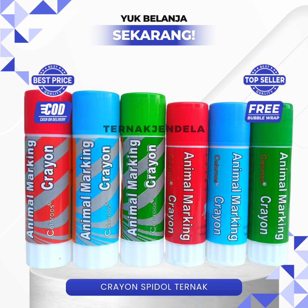 Jual CRAYON SPIDOL TERNAK 1 PCS - Untuk Tanda Tubuh Babi Sapi Domba ...