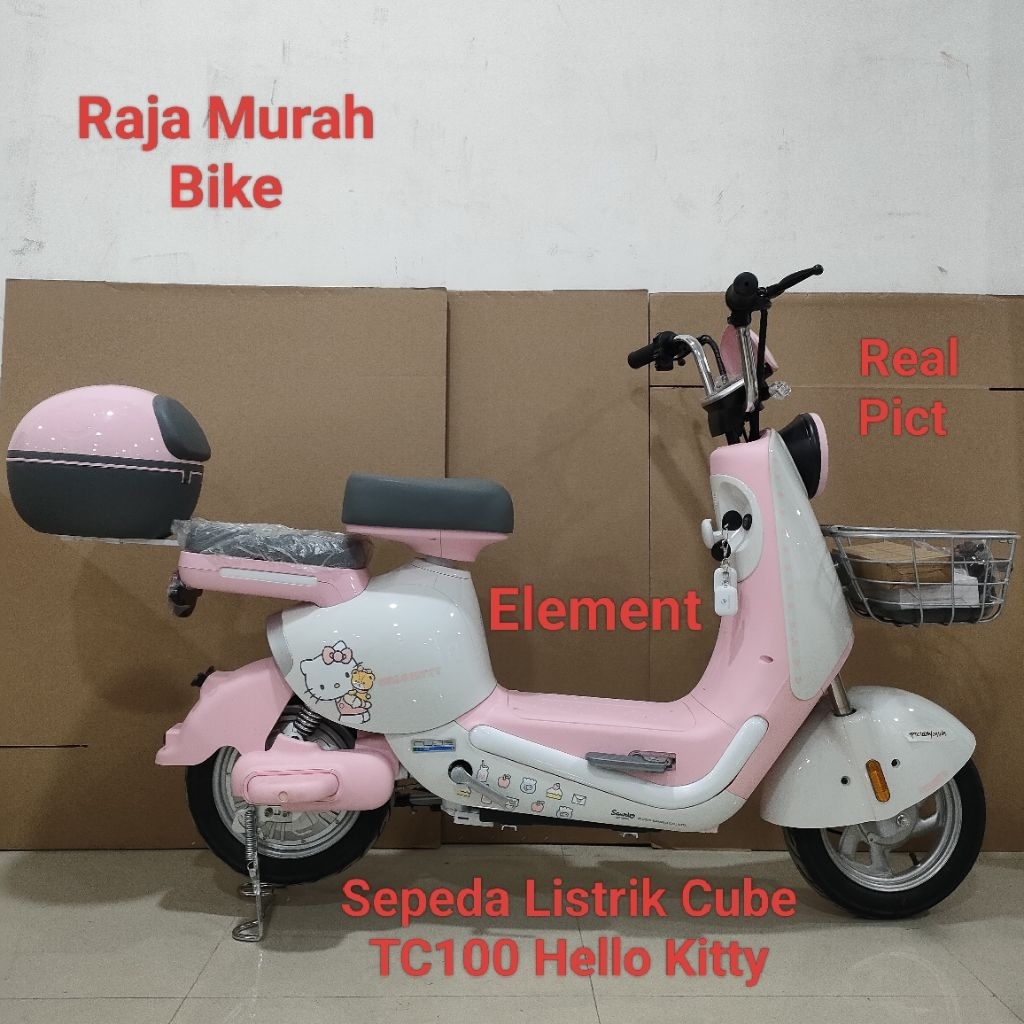 Jual Sepeda Listrik ION Twenty Two Hello Kitty BY Element Sepeda ...