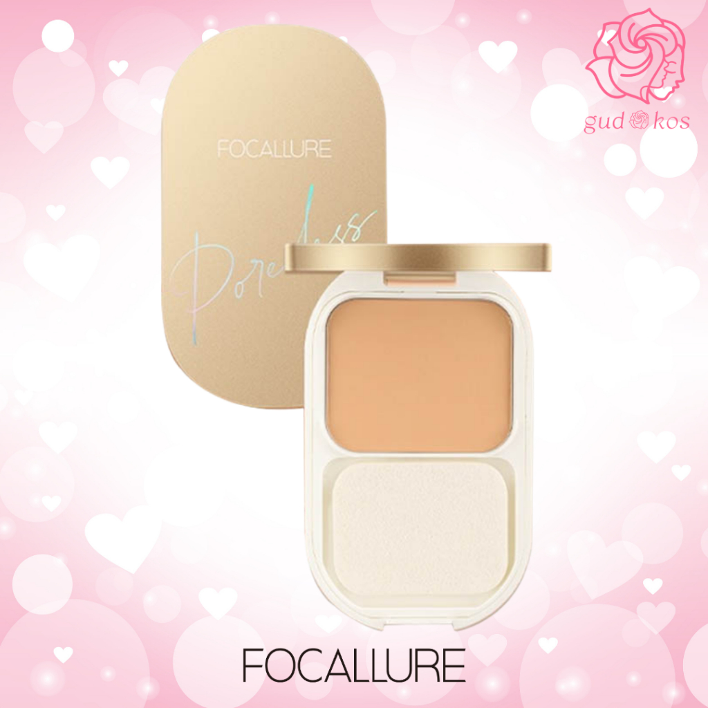 Jual FOCALLURE Lasting Poreless Compact Powder Oil-Control | Bedak ...