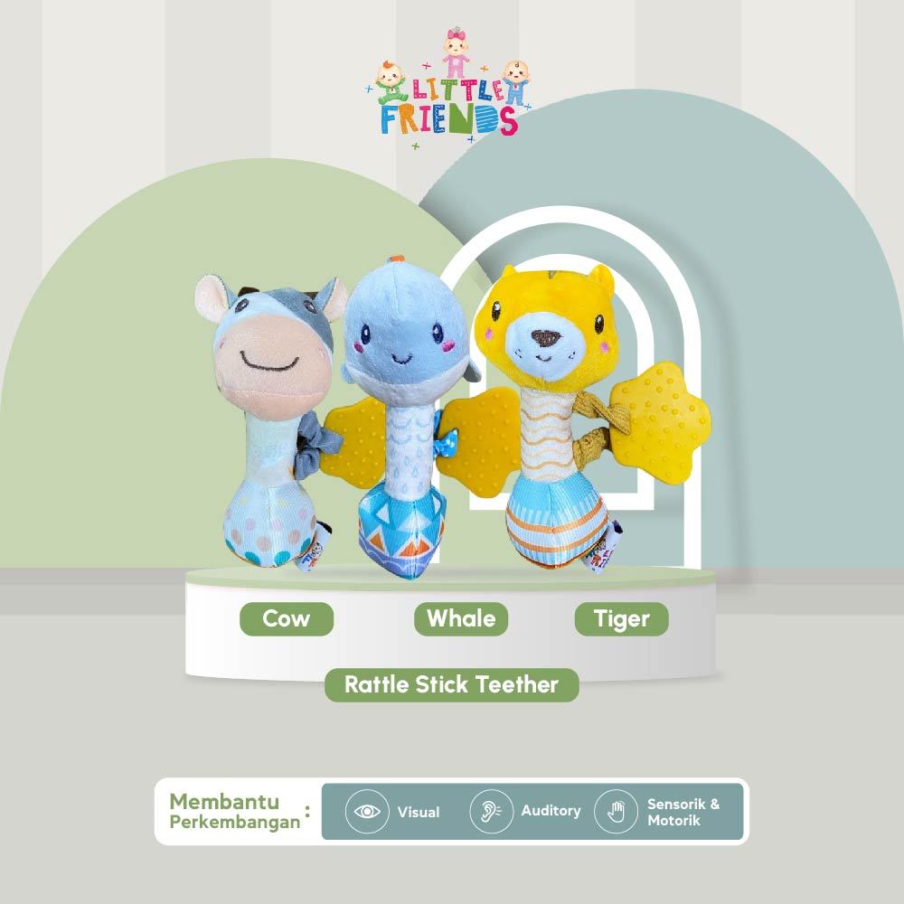 Jual Rattle Stick Teether Mainan Tangan Anak Bayi / Mainan Genggam ...