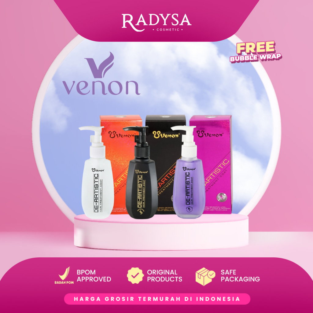 Jual RADYSA - VENON Hair Serum Treatment Coat Series 160ml Vitamin ...