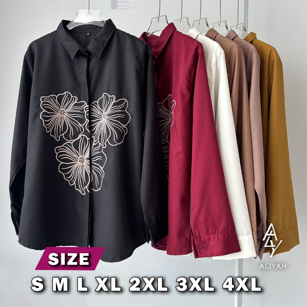 Jual Kanaya Blouse Size S M L XL XXL XXXL XXXXL 2XL 3XL 4XL 5XL 5L Atasan Ukuran Jumbo Baju Big ...