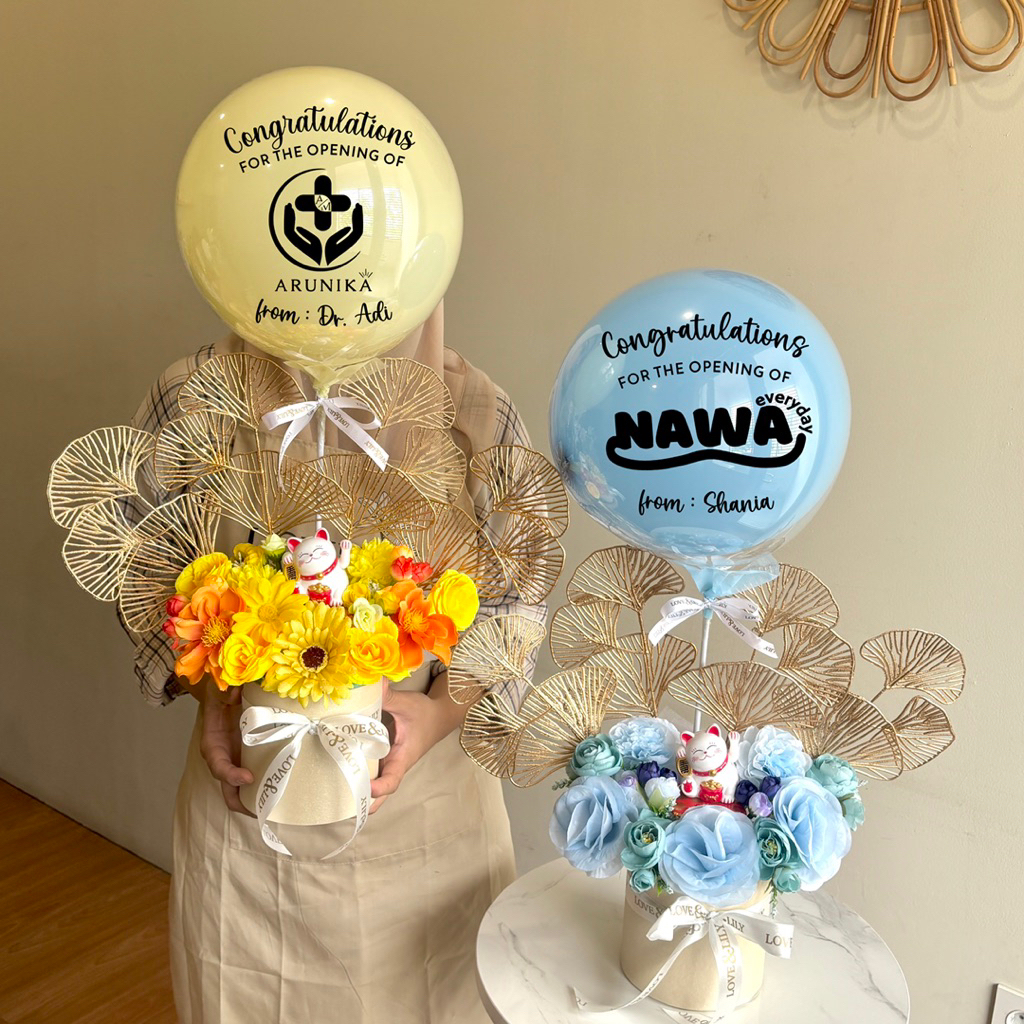 Jual [READY] Balloon Flower Bloom Box - Buket Bunga Balon Bouquet Grand ...