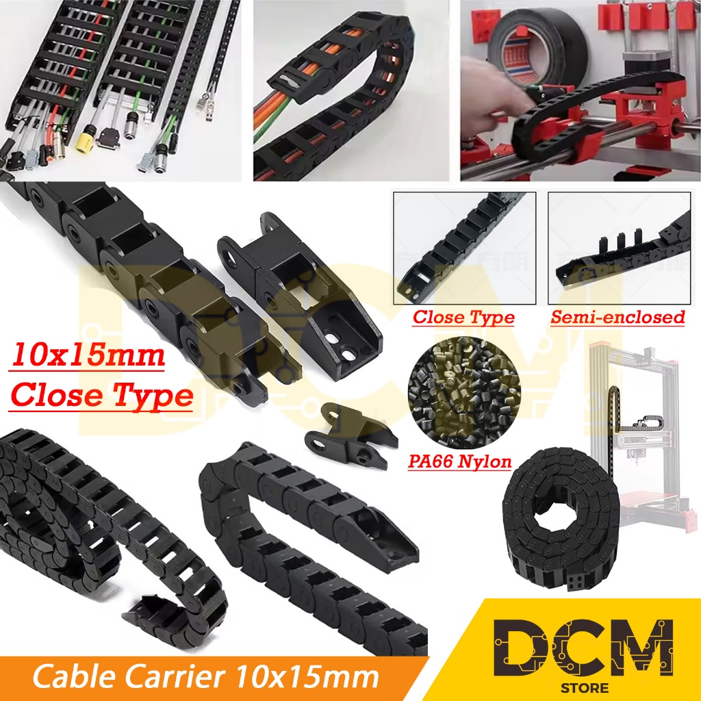 Jual Wire Cable Carrier Cable Drag Chain Hole 10x15 mm High Quality for ...