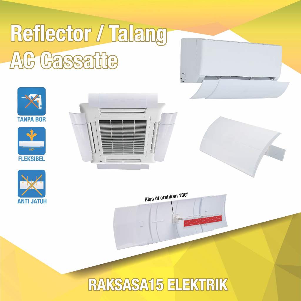 Jual Penahan Angin AC Cassette Talang AC Split Talang AC Cassette (210 ...