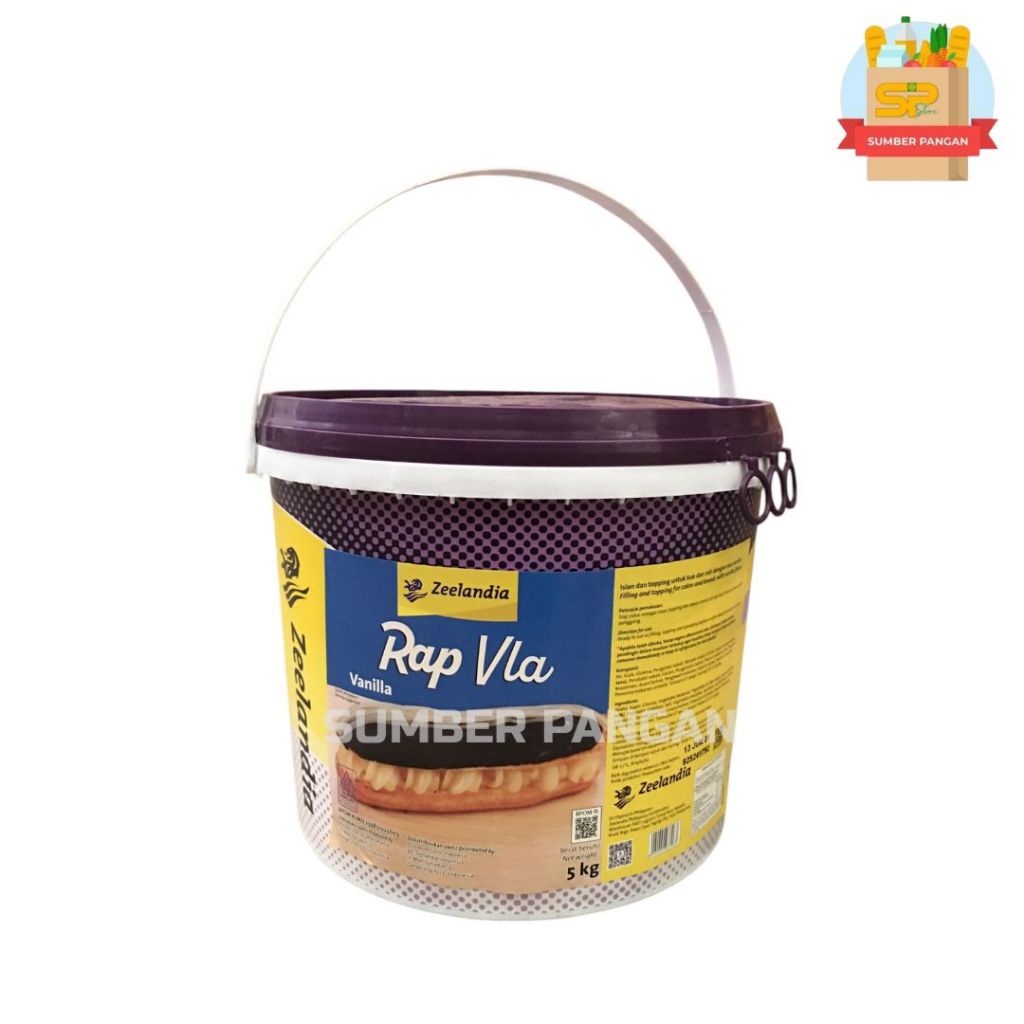 Jual Zeelandia Rap Vla Vanilla 5kg / Pasta Vanilla / Selai Vanilla ...